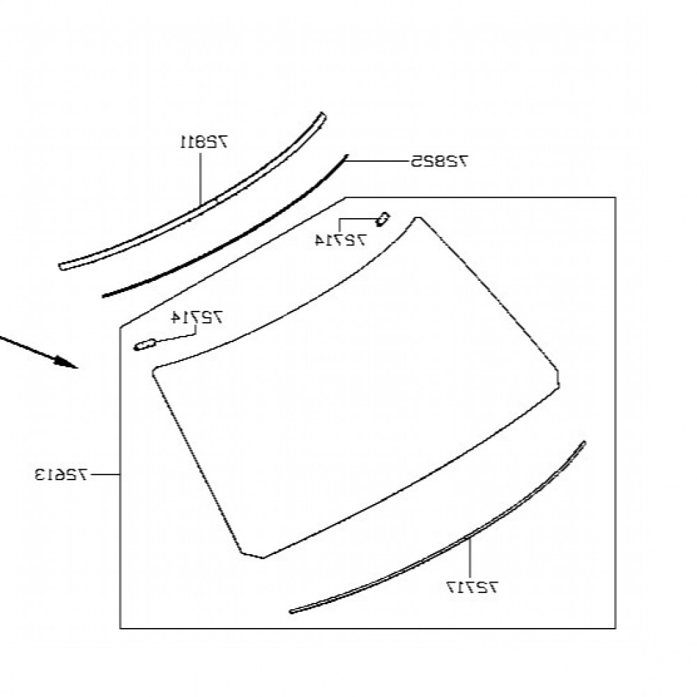 Nissan Patrol Windshield Glass 2010 - 2016 | Nissan