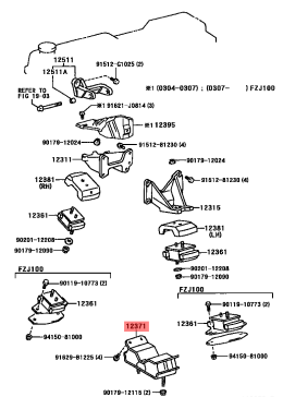 كرسي مكينه خلفي تويوتا لاندكروزر 1998-2007