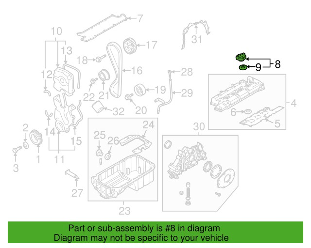 Hyundai Tucson Filler Cap 2007 - 2019 2651026600