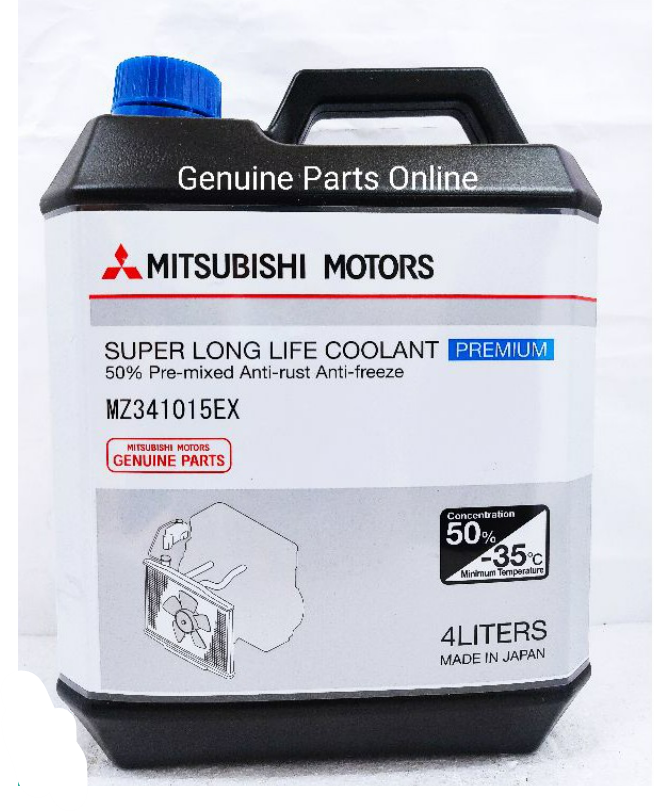 Mitsubishi Original Super Long Life Coolant Premium 4Litre Blue