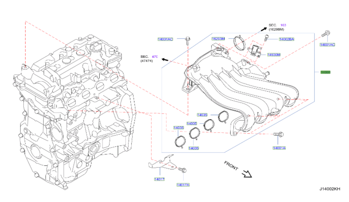 MANIFOLD ASSY-INTAKE Nissan Sunny 2013 - 2022