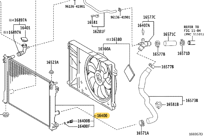 RADIATOR ASSY Camry 2018 - 2022 1640025130