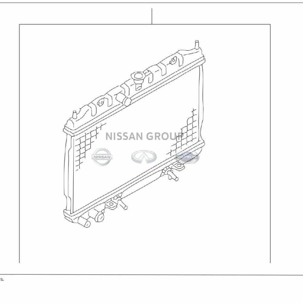 Radiator Assy Nissan Sunny 2010 - 2011 2140095F0E-JPC